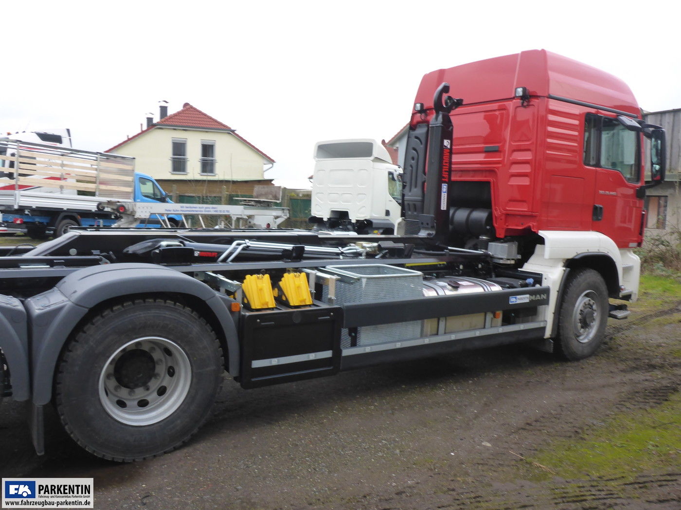 LKW-Abrollkipper Feuerwehr - Fahrzeugbau Parkentin (zw. Rostock und Bad ...